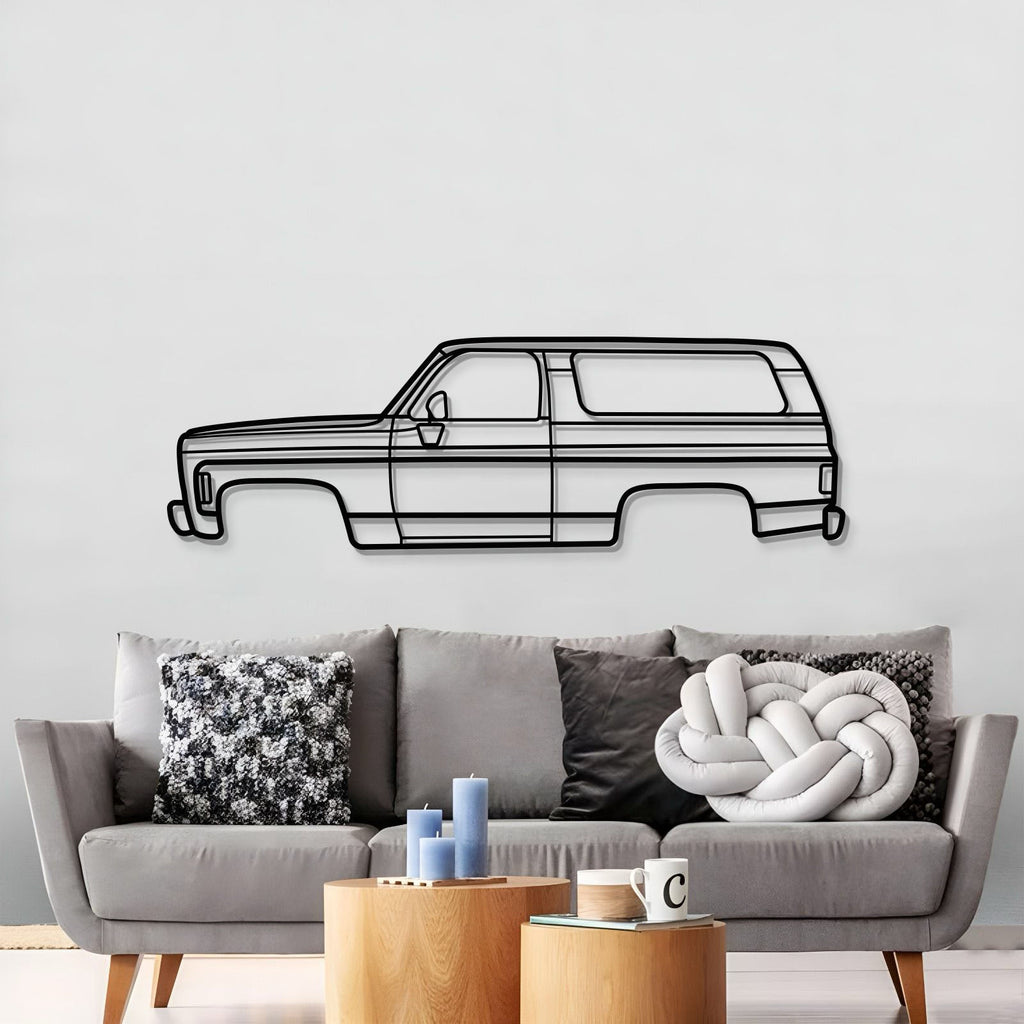 1970 Jimmy Metal Car Wall Art - MT0136 – MCarCovers