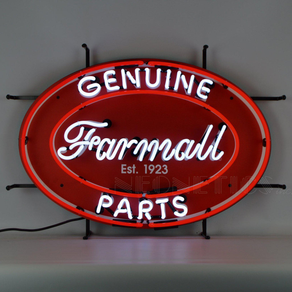 Farmall Genuine Parts Oval Neon Sign – MCarCovers