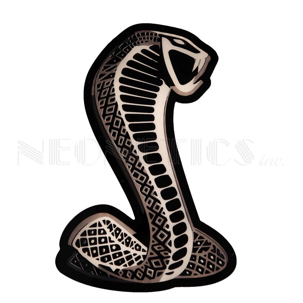 Ford Cobra Coiled Snake Logo Slim LED Sign – MCarCovers